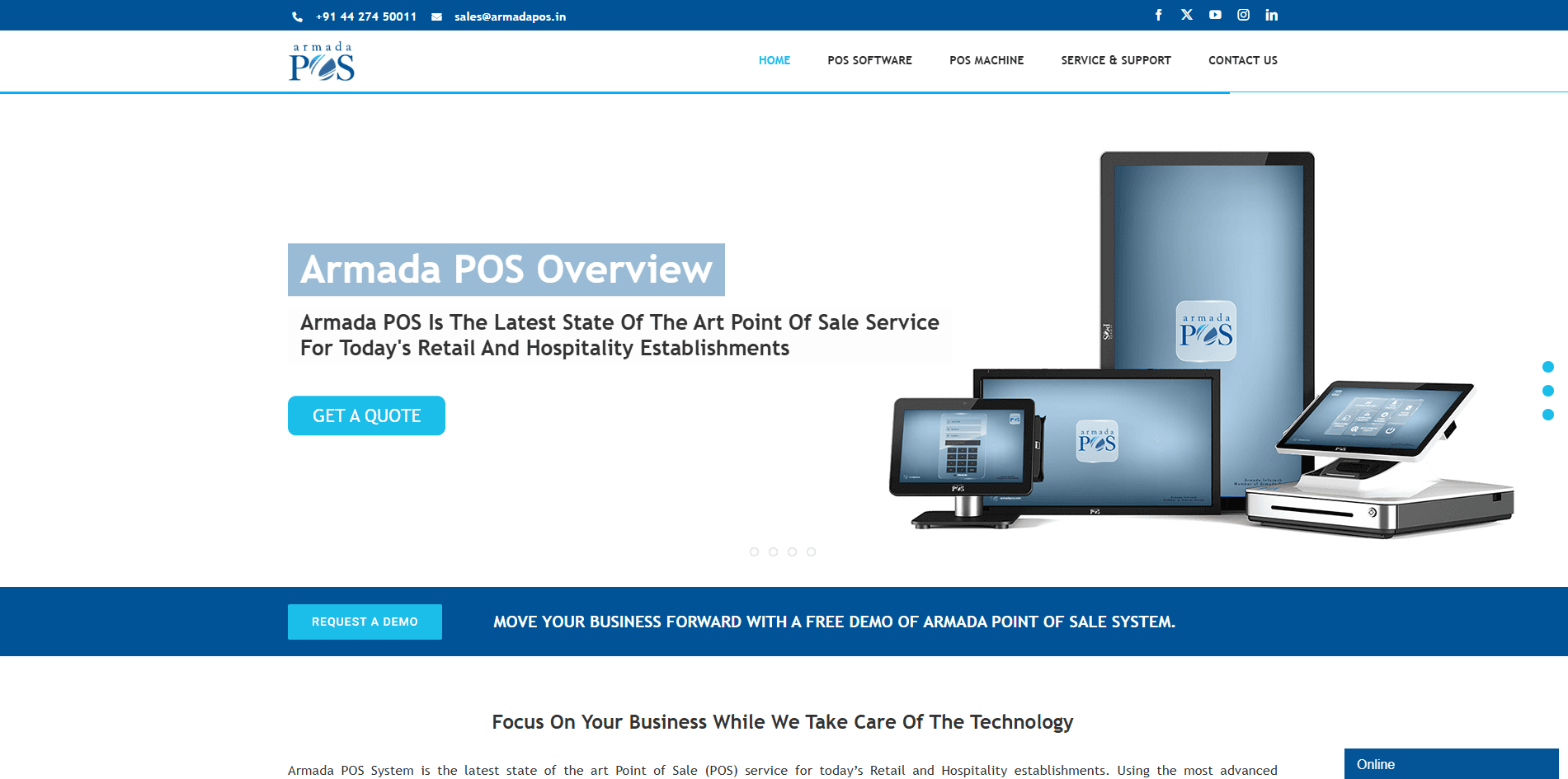 Full Service Restaurant POS - Armada POS